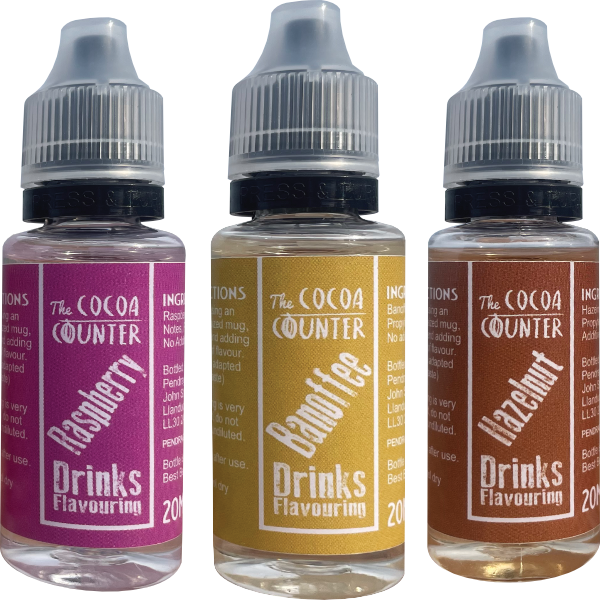 Hot Chocolate Drinks Flavourings – The Cocoa Counter