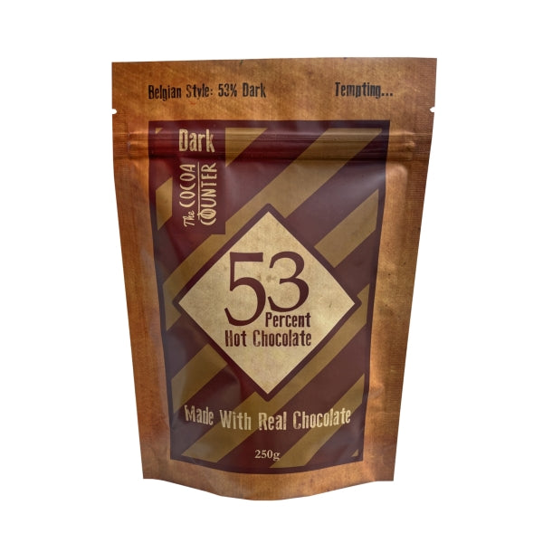 Wholesale 53% Dark Hot Chocolate Flakes – The Cocoa Counter
